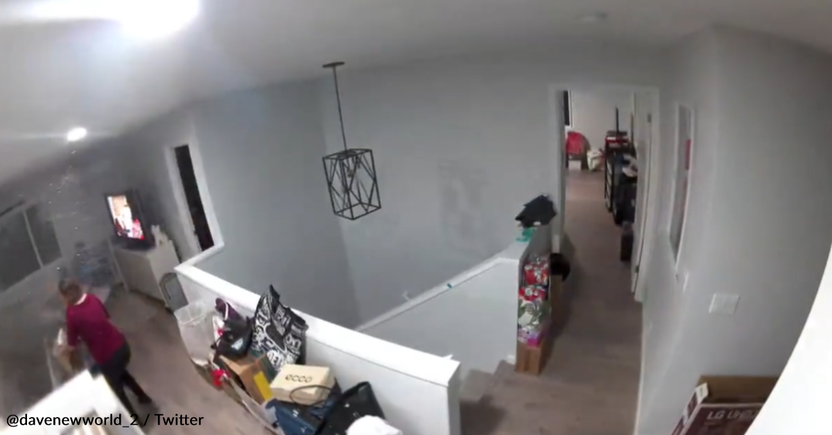 Dramatic Footage Shows Boulder Crashing Through Living Room Wall In Ha ...