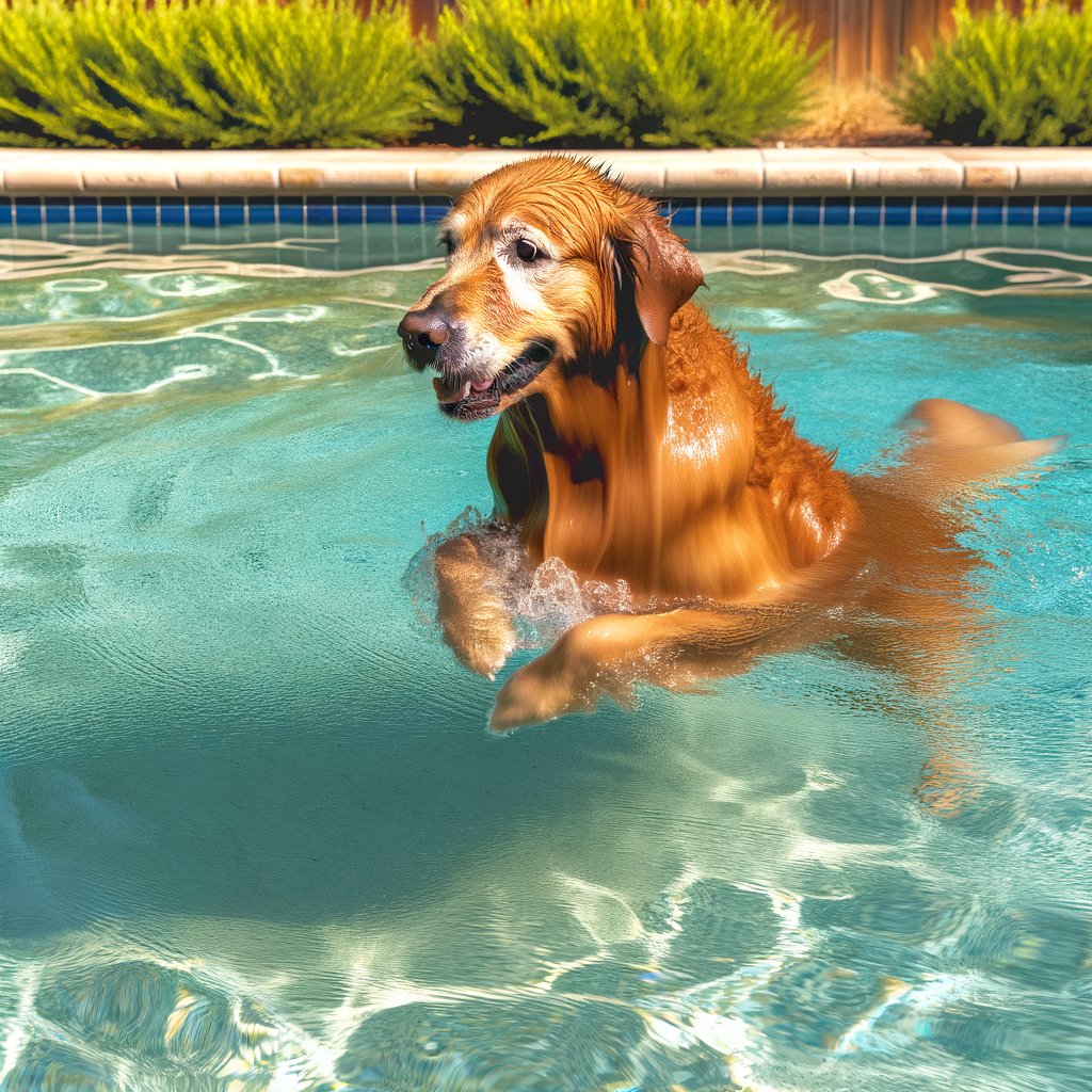 Drake the Golden Retriever’s Unique Swimming Style Captivates Dog ...