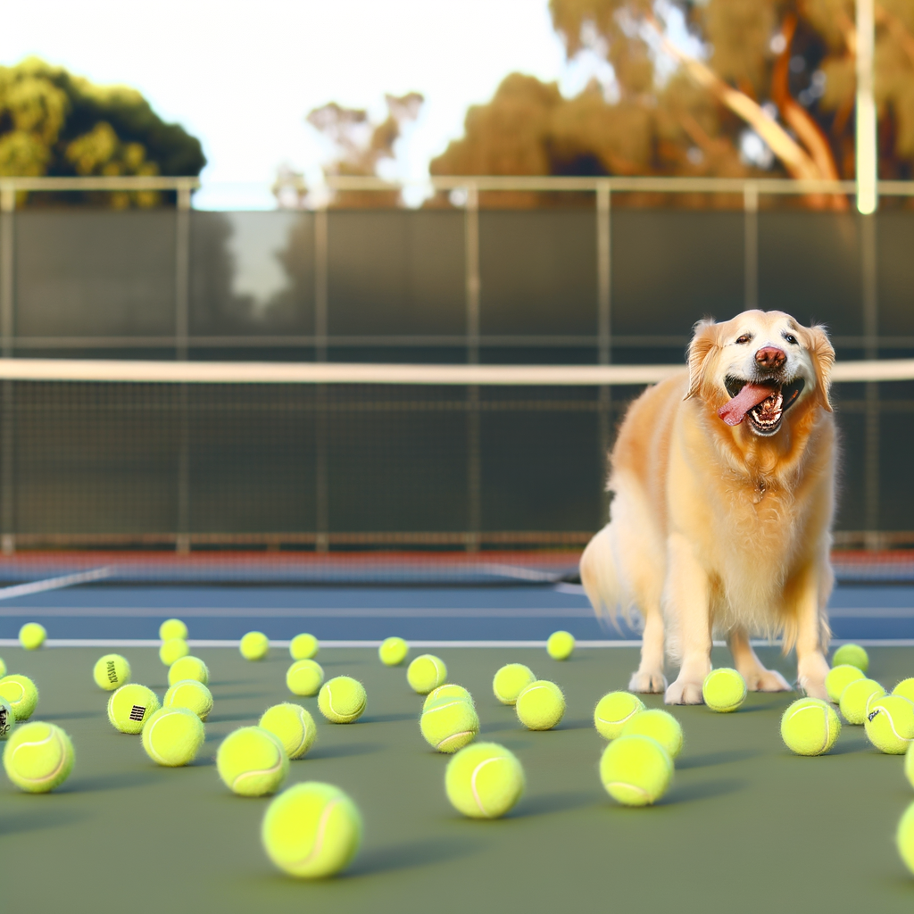 Golden Retriever Zebby’s Heartwarming Tennis Ball Hunt Captivates ...