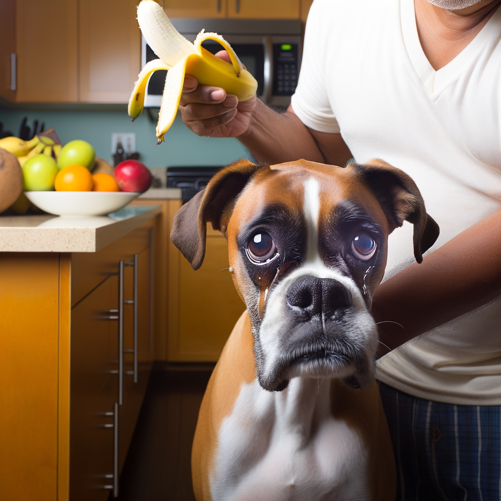 Boxer Dog’s Tearful Banana Begging Highlights Rare Dry Eye Condition ...