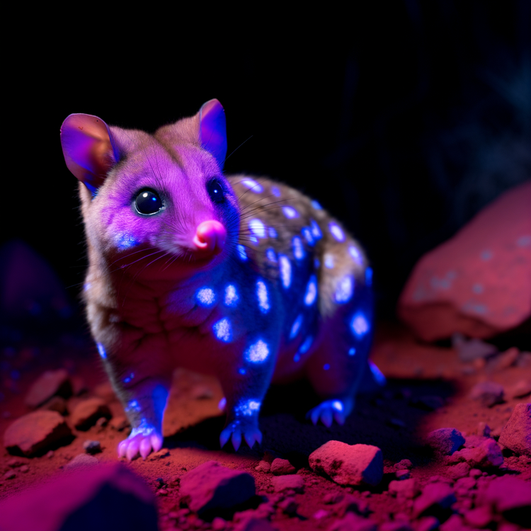 Rare Glowing Marsupial: Eastern Quoll Biofluorescence Captured in ...