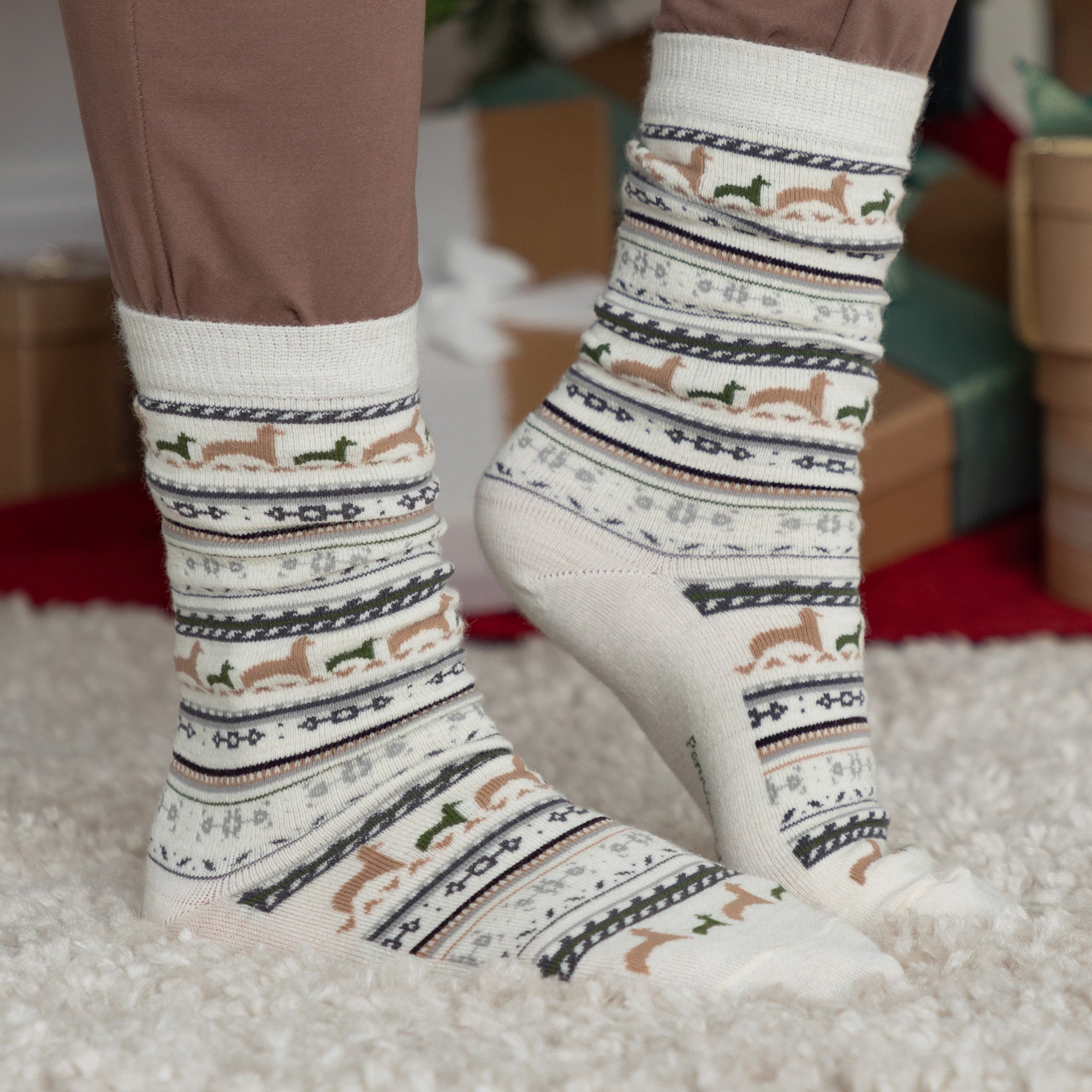 Baby Alpaca Fun Print Socks | GreaterGood