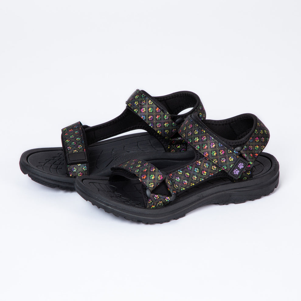 Women's Paw Print Walking Sandals | River Sandals | GreaterGood