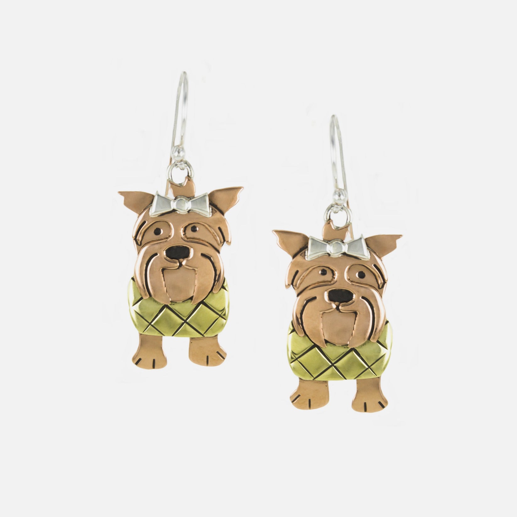 Sterling Silver Dangle Dog Earrings | GreaterGood