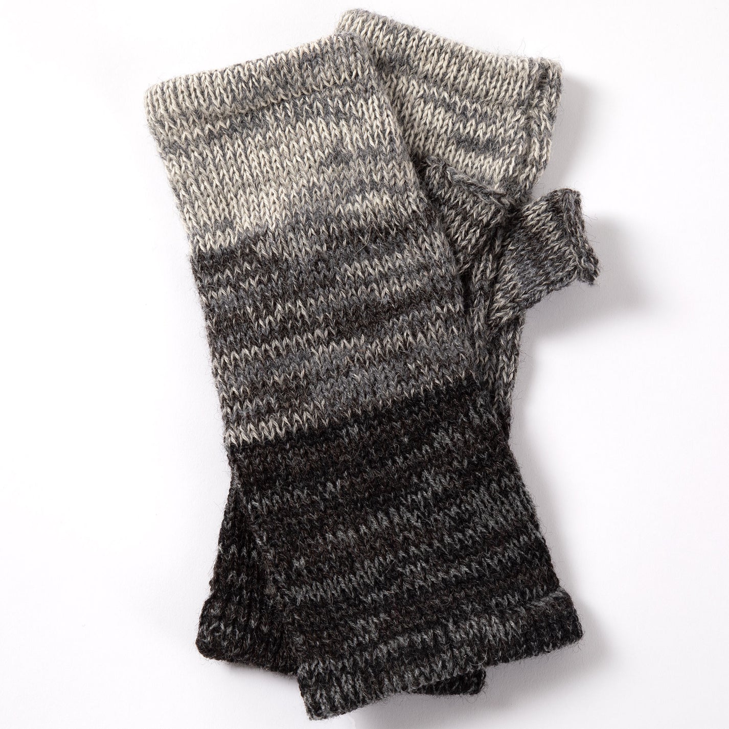 Handmade 100% Alpaca Fingerless Mittens - Fair Trade From Bolivia ...