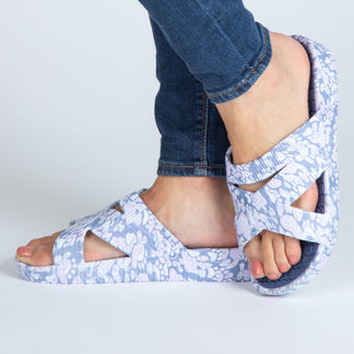 Women's EVA Criss Cross Slide Sandals | GreaterGood