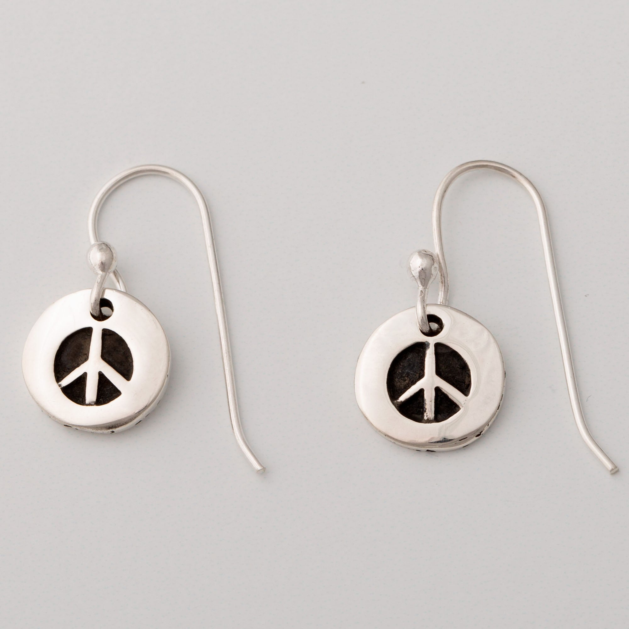 Peace Sign Sterling Earrings | GreaterGood