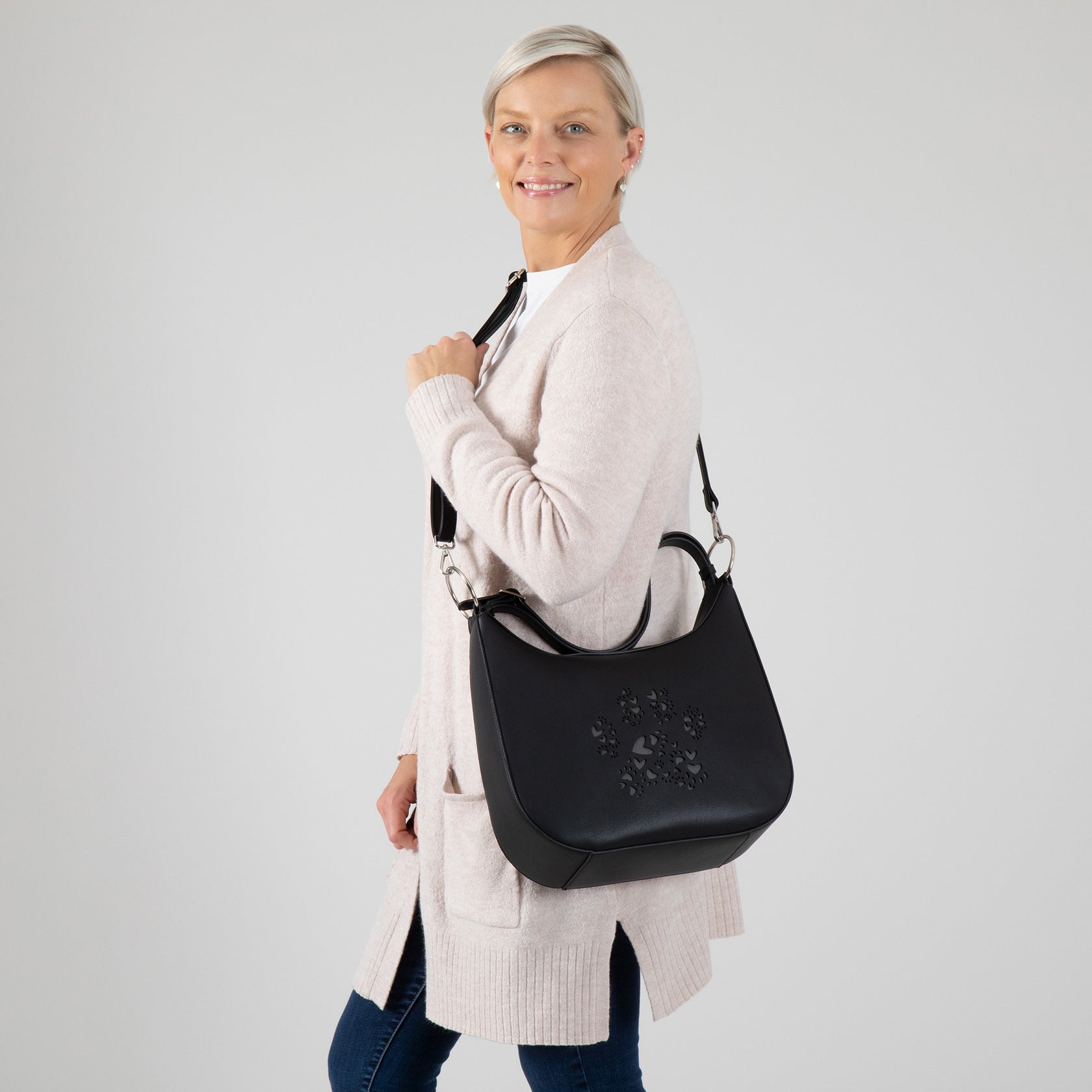 Pawfect Heart Cut-Out Handbag | GreaterGood