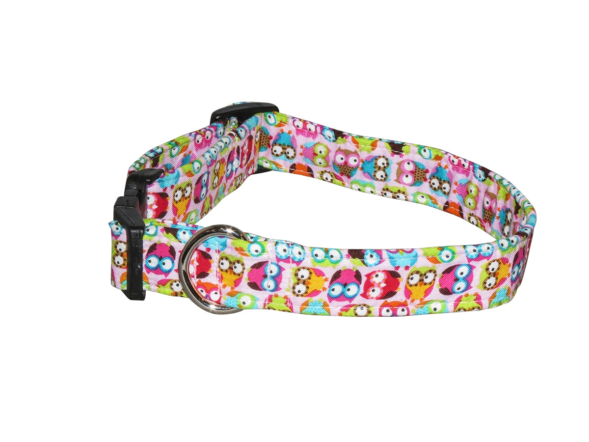 Elmo's Closet Owls Dog Collar | GreaterGood