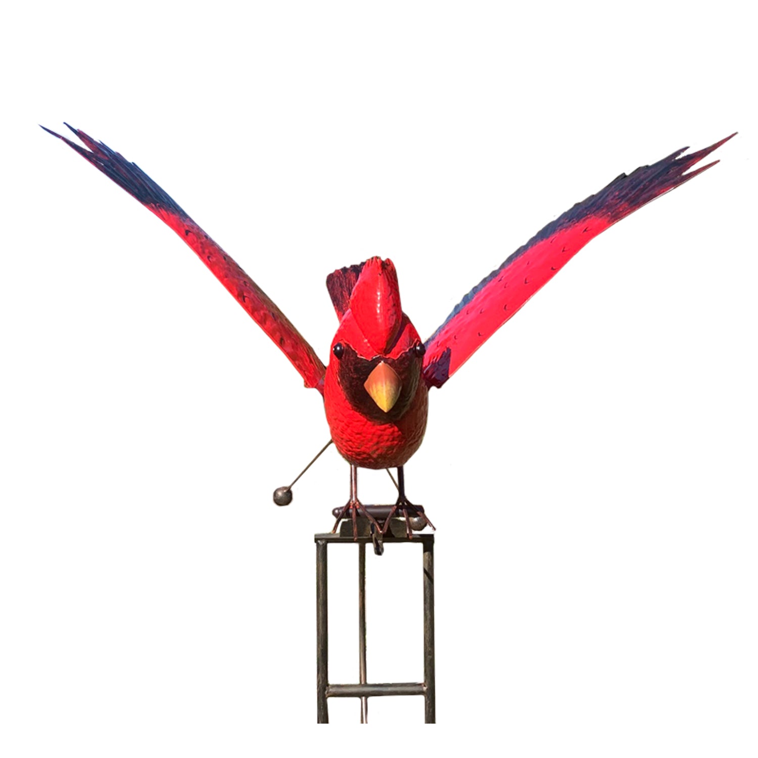 Metal Cardinal Rocker, Large | GreaterGood