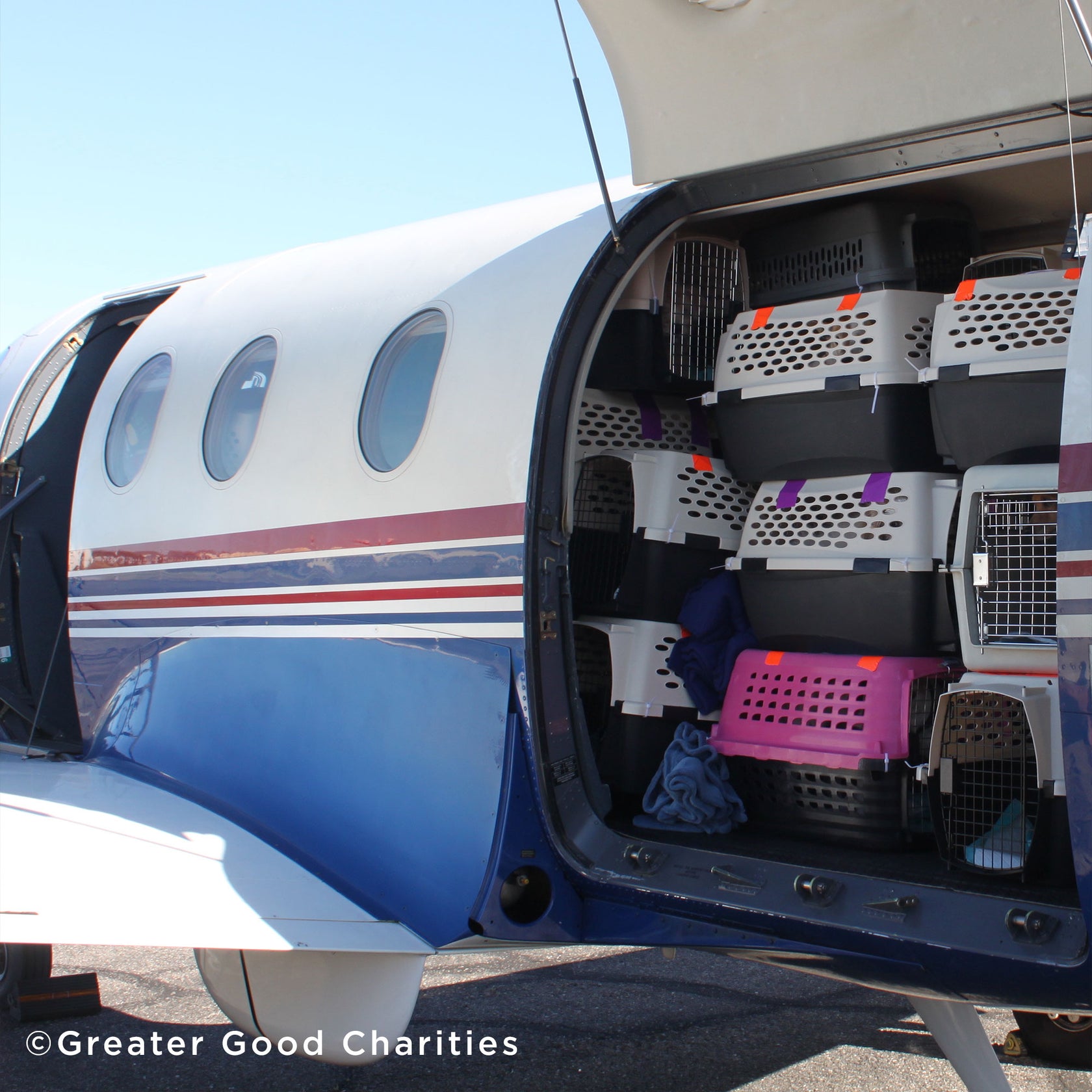 Fund Crates and More for Flights to Freedom | GreaterGood