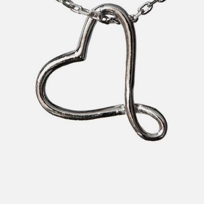 Figure Eight Heart Pewter Necklace | GreaterGood