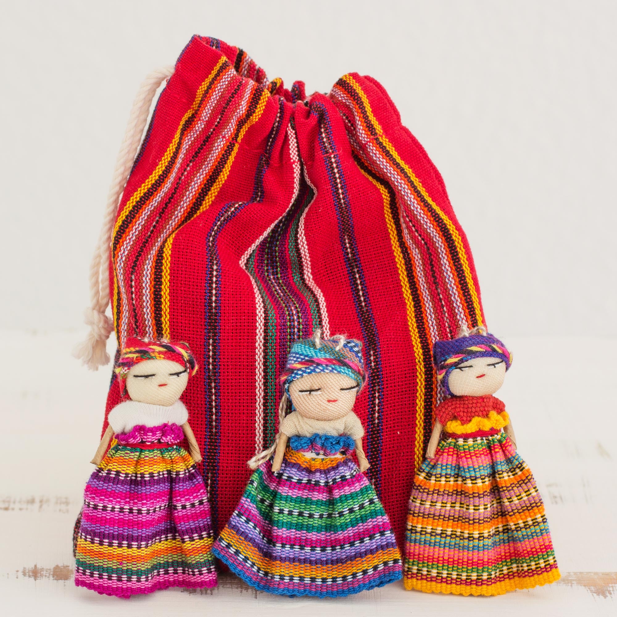 NOVICA Worry Doll Dancers Traditional Worry Dolls | GreaterGood