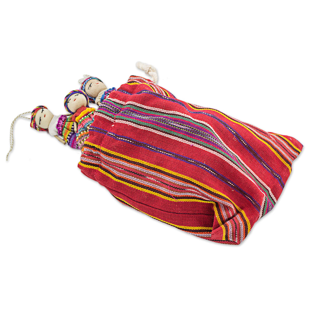 NOVICA Worry Doll Dancers Traditional Worry Dolls | GreaterGood