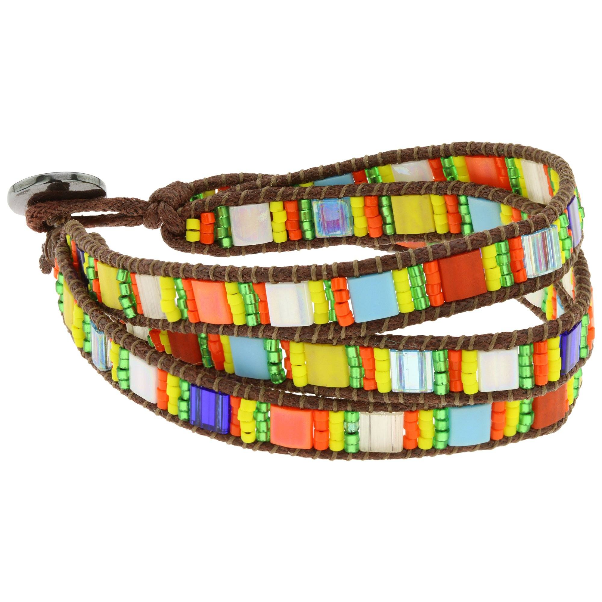 Guatemalan Glass Tile Bracelet | GreaterGood