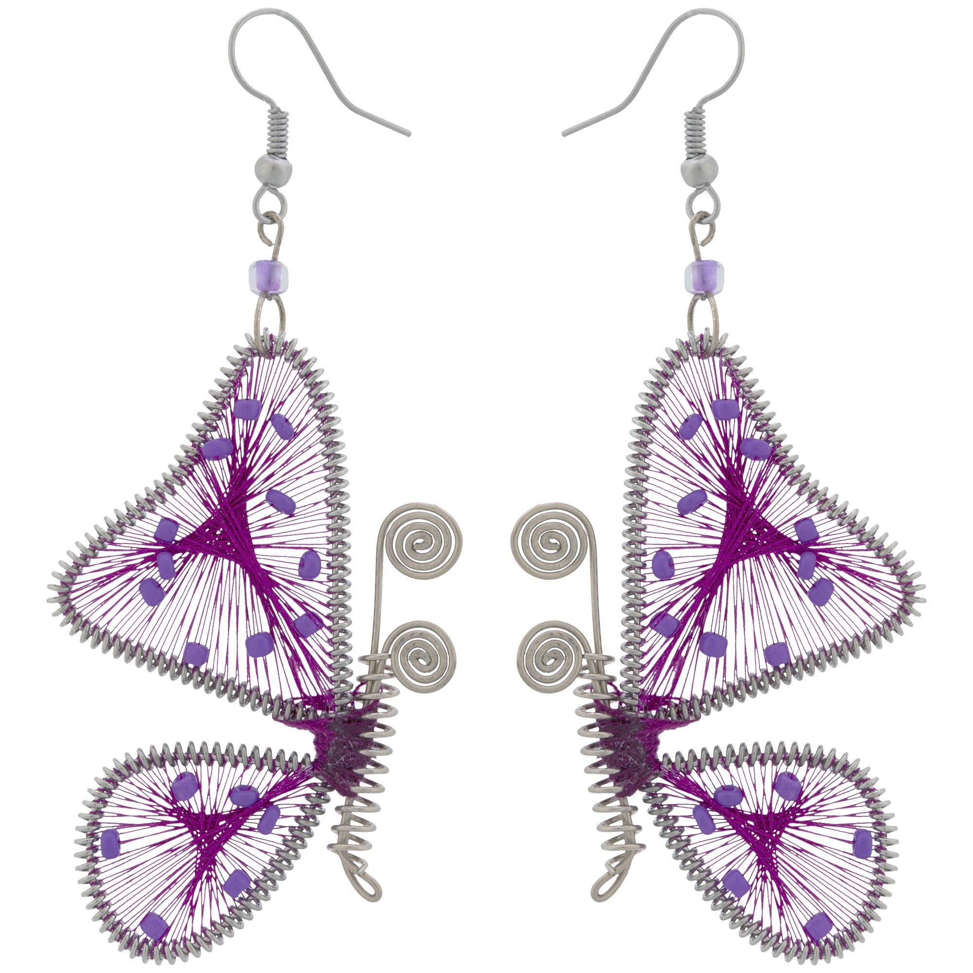 Threaded Butterfly Earrings | GreaterGood